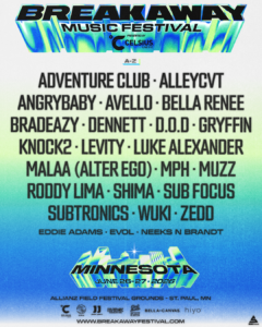 Breakaway Minnesota Shares 2026 Lineup - EDM MANIAC