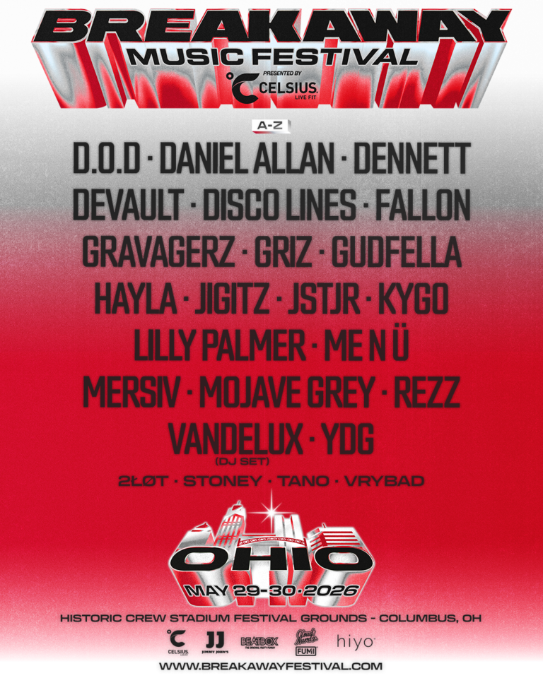 Breakaway Ohio Unveils Full Lineup For 2026 - EDM MANIAC